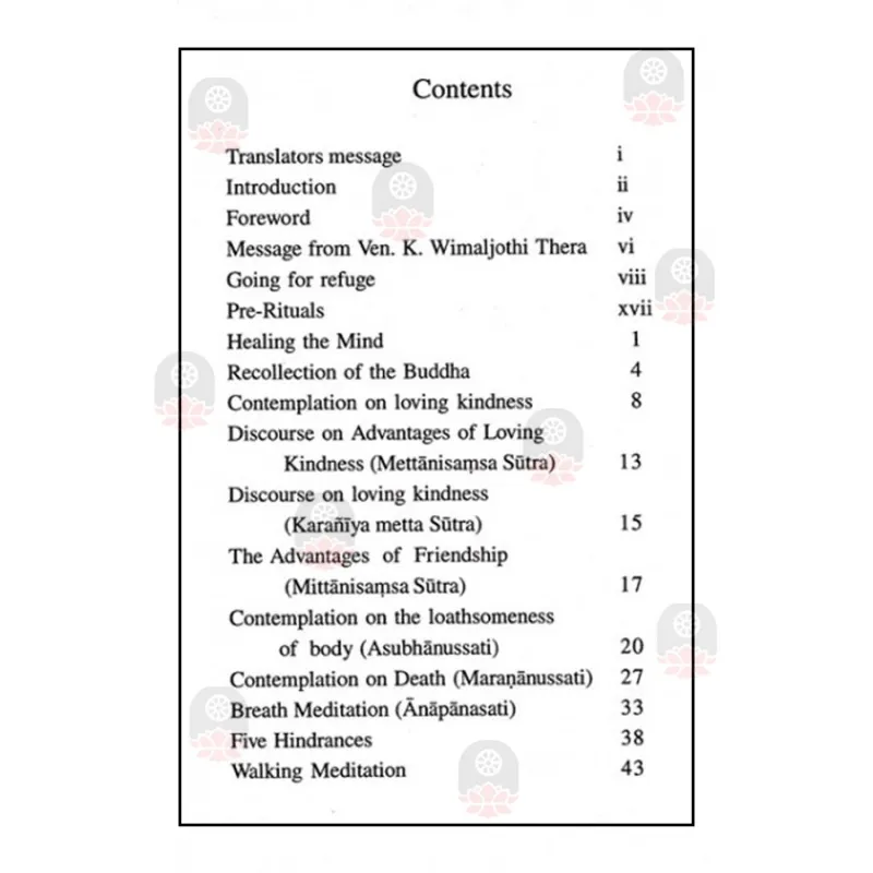 Meditation Healing The Mind | Buy Online | BuddhistCC Online BookShop