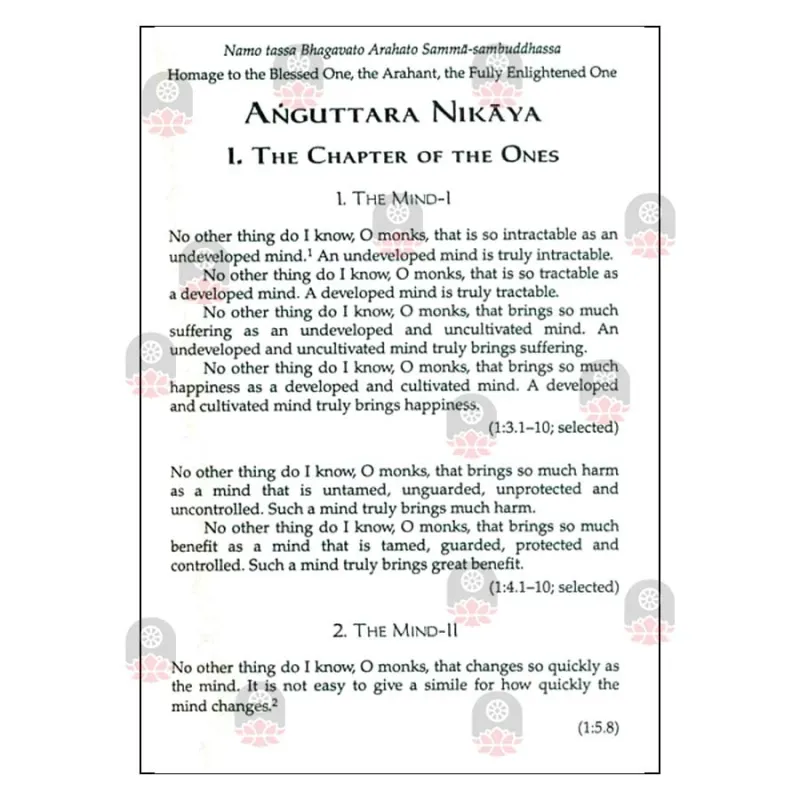 Anguttara Nikaya Anthology | Buy Online | BuddhistCC Online BookShop