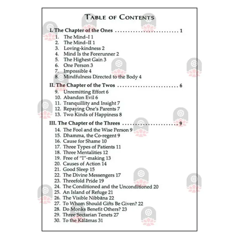 Anguttara Nikaya Anthology | Buy Online | BuddhistCC Online BookShop