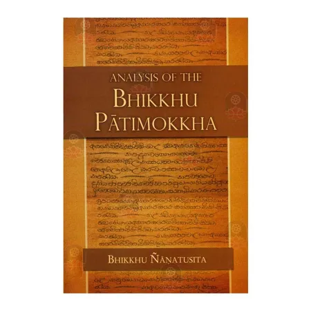 Analysis Of The Bhikkhu Patimokkha | Buy Online | BuddhistCC Online ...