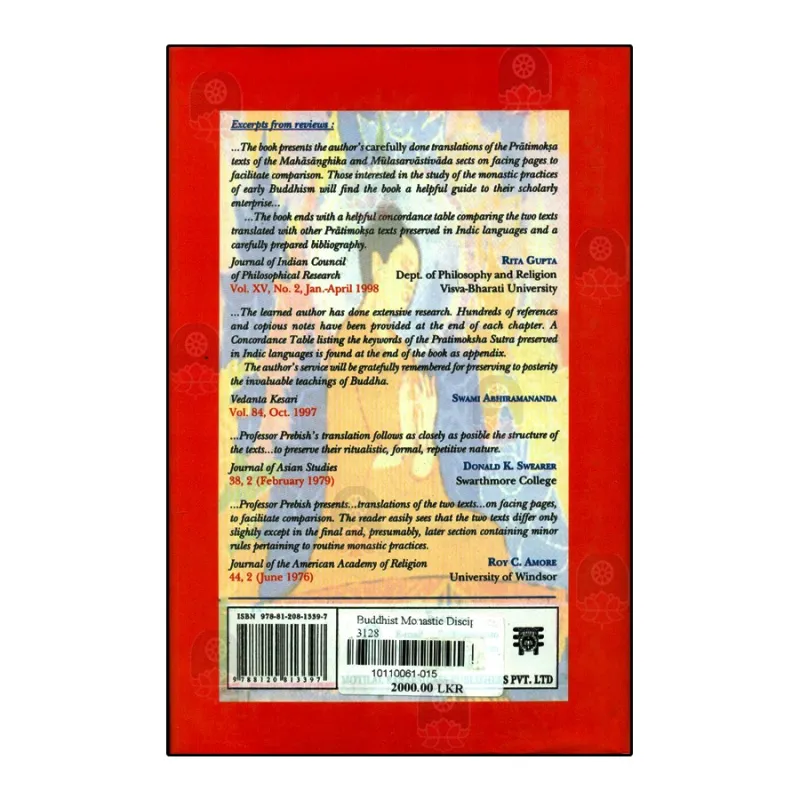 Buddhist Monastic Discipline | Buy Online | BuddhistCC Online BookShop