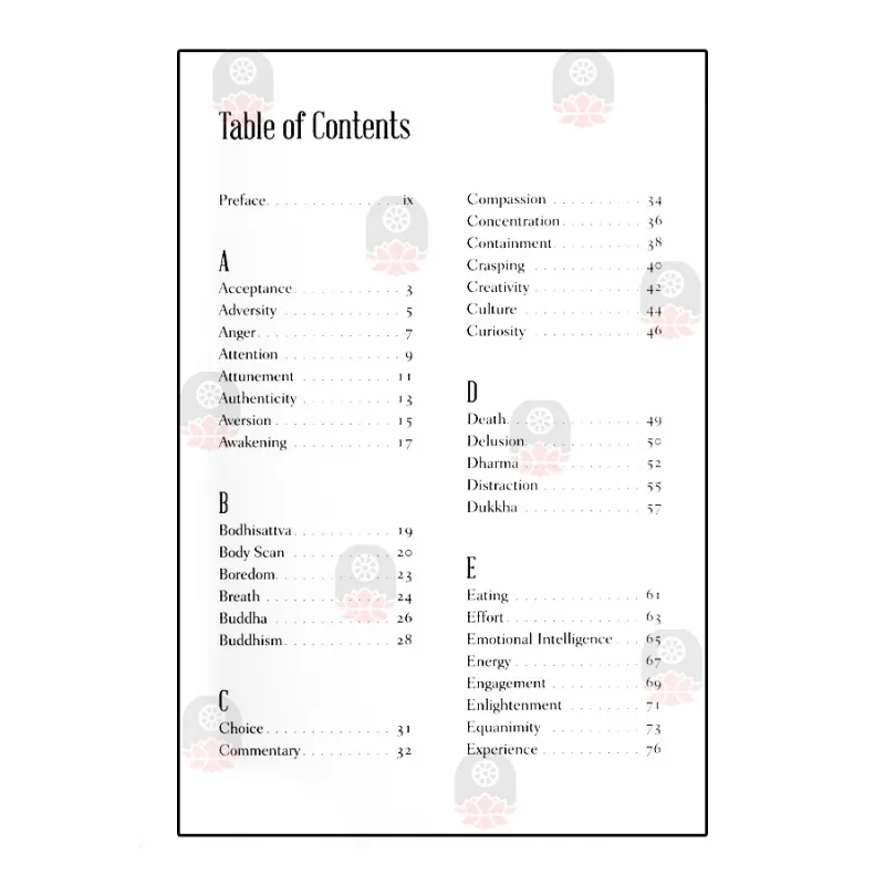 Mindfulness A To Z | Buy Online | BuddhistCC Online BookShop