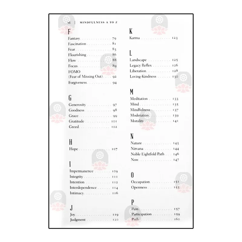 Mindfulness A To Z | Buy Online | BuddhistCC Online BookShop