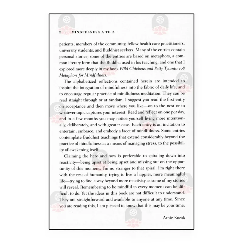 Mindfulness A To Z | Buy Online | BuddhistCC Online BookShop