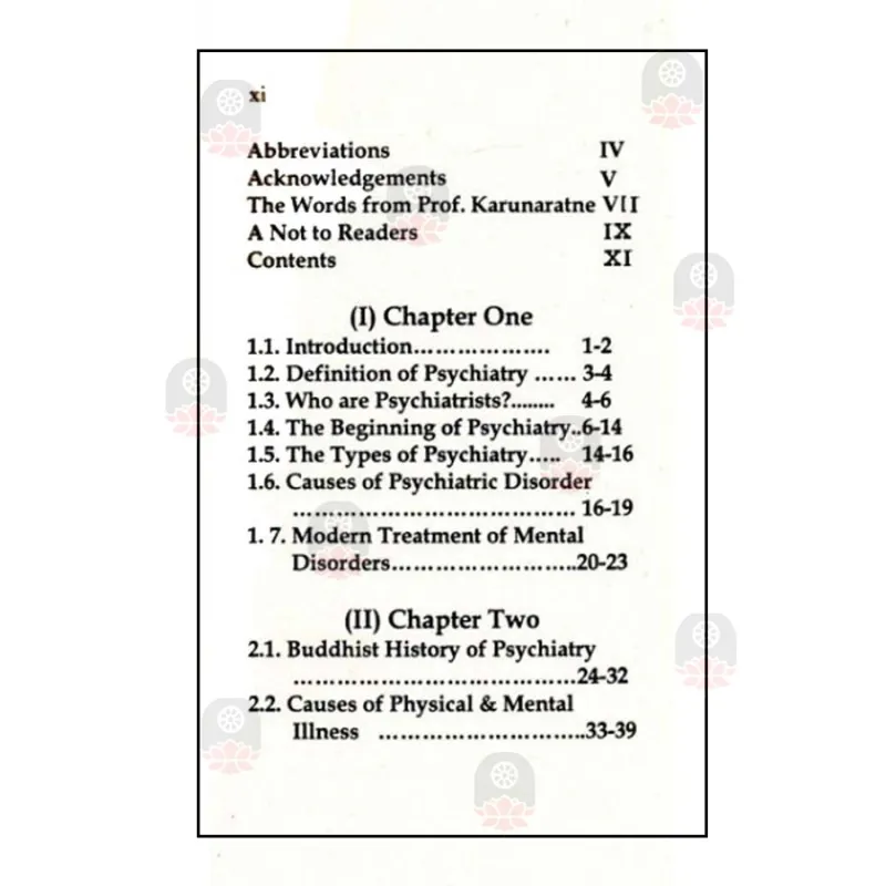 Buddhist Psychiatry | Buy Online | BuddhistCC Online BookShop