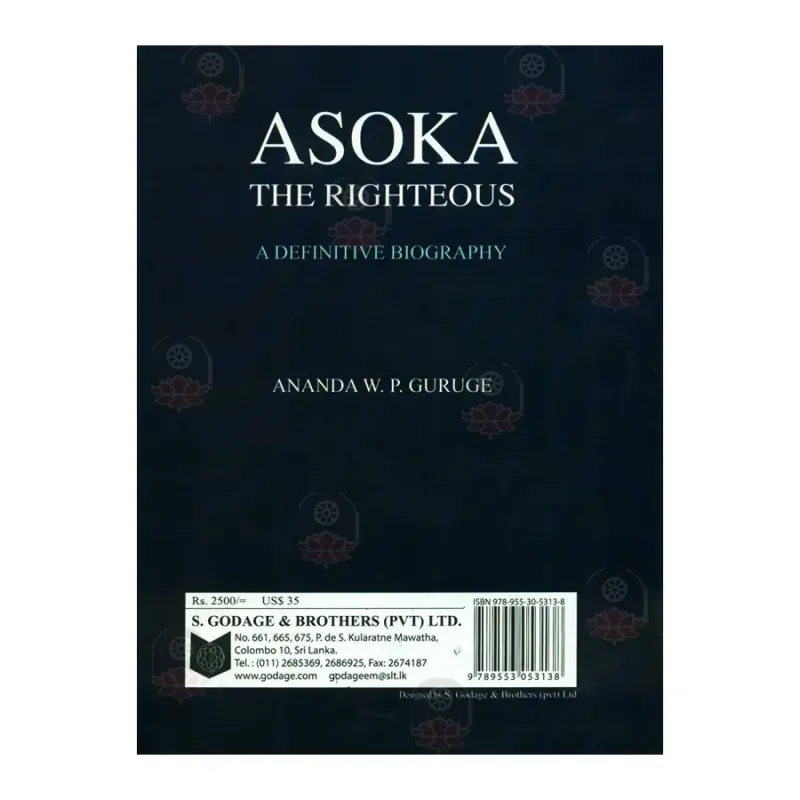Asoka The Righteous | Buy Online | BuddhistCC Online BookShop