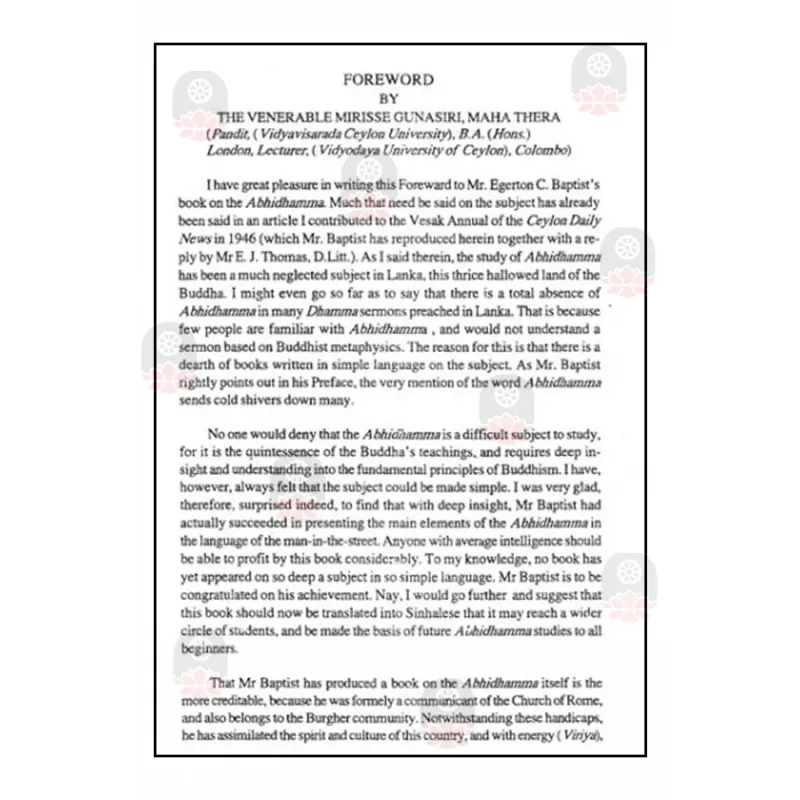 Abhidhamma for the beginner | Buy Online | BuddhistCC Online BookShop