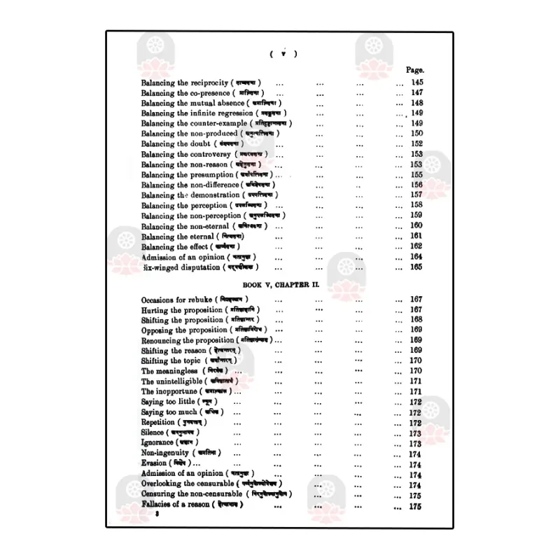 The Nyaya Sutras Of Gotama | Buy Online | BuddhistCC Online BookShop